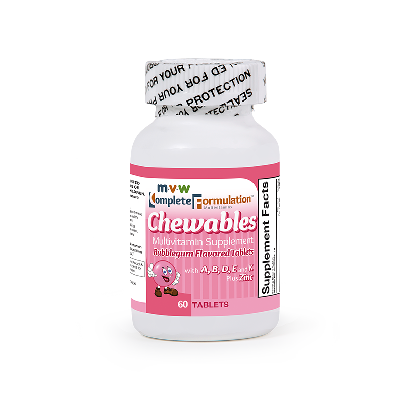 MVW Complete Formulation Standard Chewable: Bubblegum – MVW Nutritionals