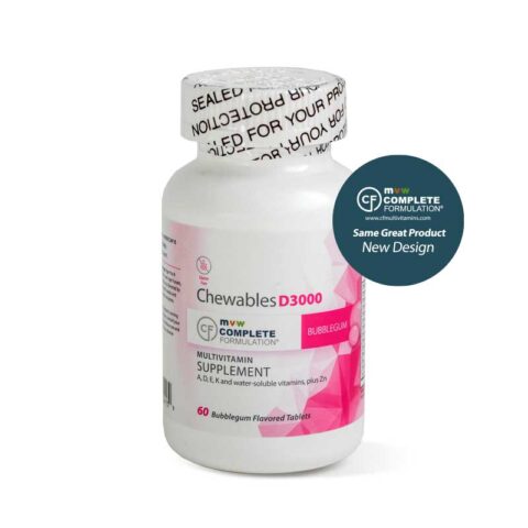 MVW Complete Formulation D5000 Chewables: Bubblegum – Step 2 Increase ...