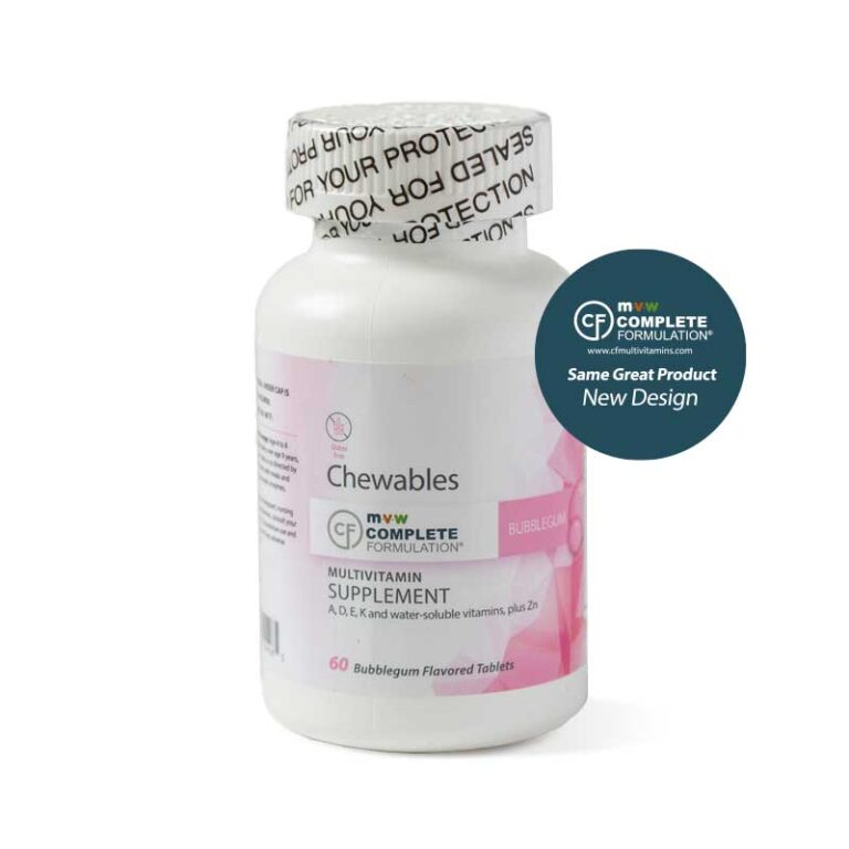 MVW Complete Formulation D5000 Chewables: Bubblegum – Step 2 Increase ...