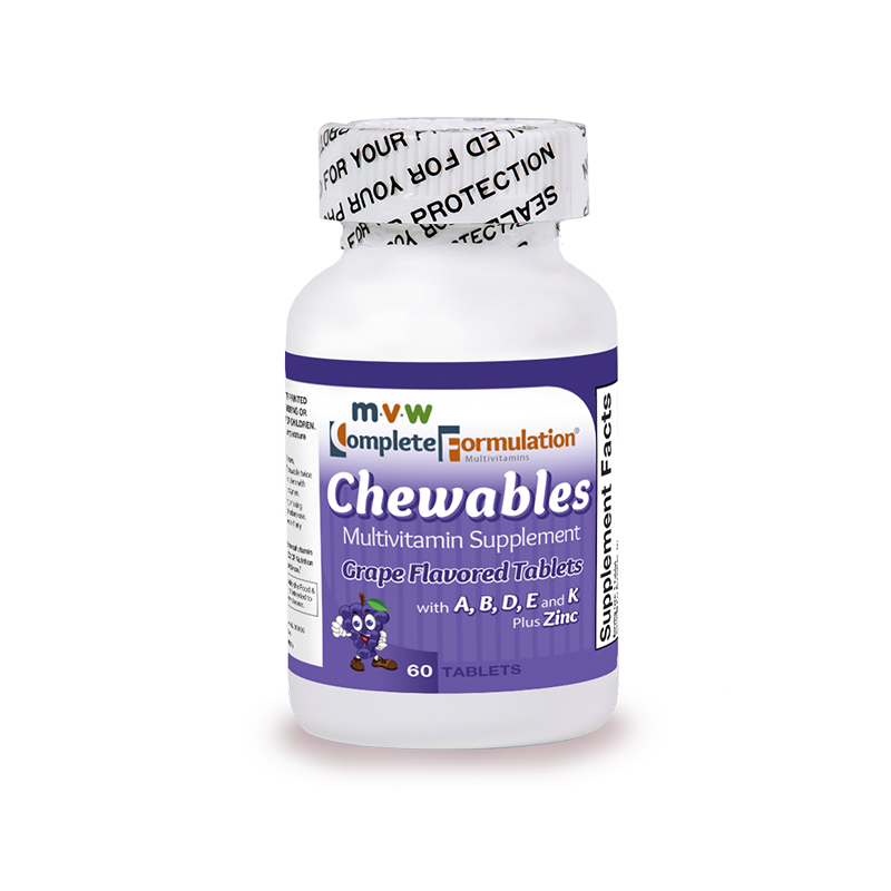MVW Complete Formulation Standard Chewable: Grape – MVW Nutritionals