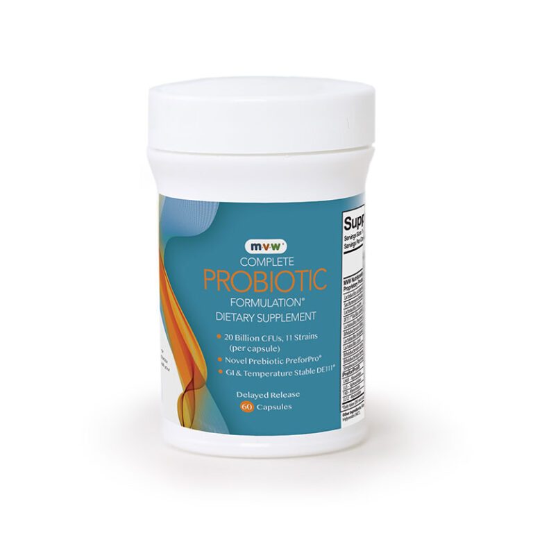 MVW Complete Formulation® PROBIOTIC Dietary Supplement – 60 ct. – MVW ...